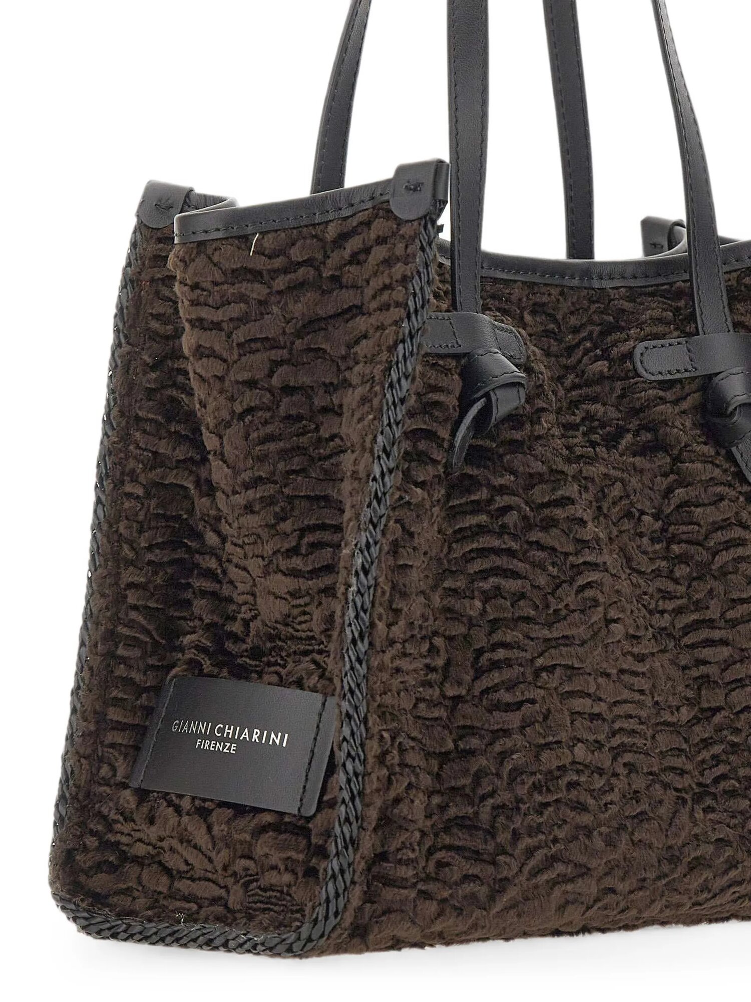 Сумка  Marcella animal-pattern tote bag, коричневый — фото 1