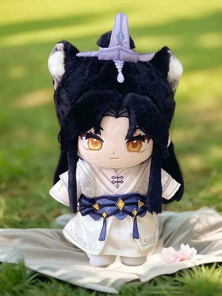 Аниме Мягкие Игрушки Хаски И Его Учитель Белый Кот Чу Ваньнин / The Husky And His White Cat Shizun Chu Wanning Плюшевая Кукла Игрушка 20CM