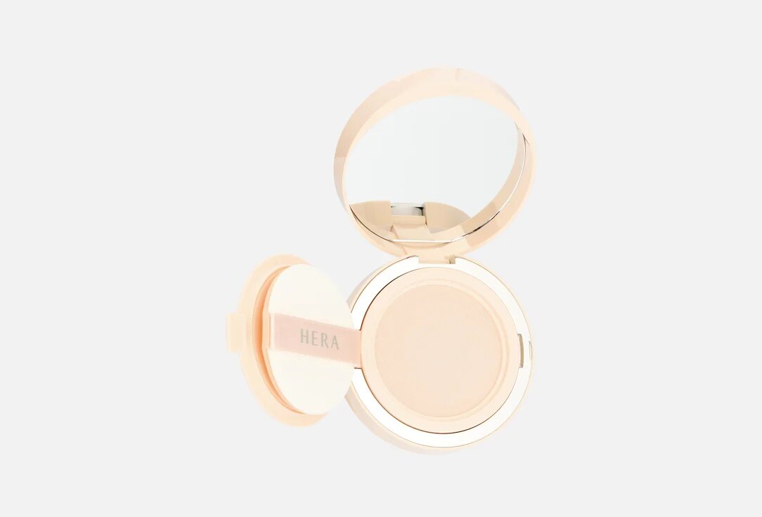 HERA REFLECTION SKIN GLOW CUSHION FOUNDATION Сияющий тональный кушон для лица SPF 40 PA++ 15 г 13N1, Porcelain