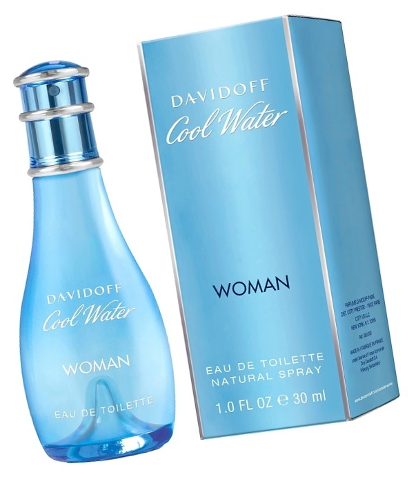 Davidoff Cool Water 30 мл туалетная вода для женщин - Давидофф Кул Ватер парфюм