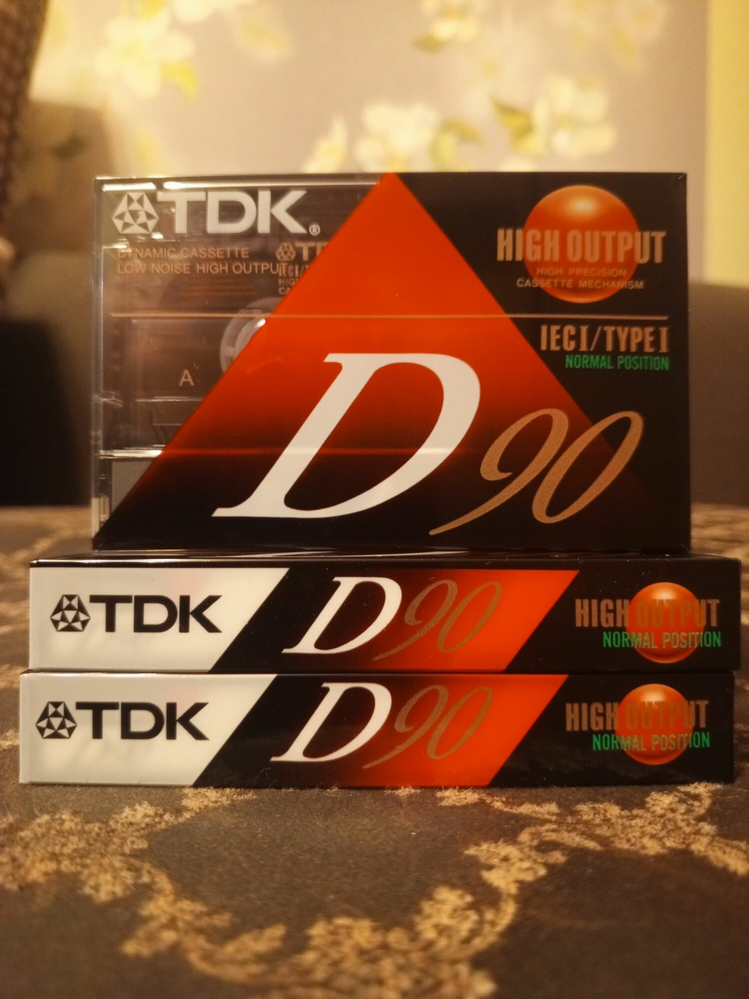 Аудиокассета TDK D90 1992г (1 шт)