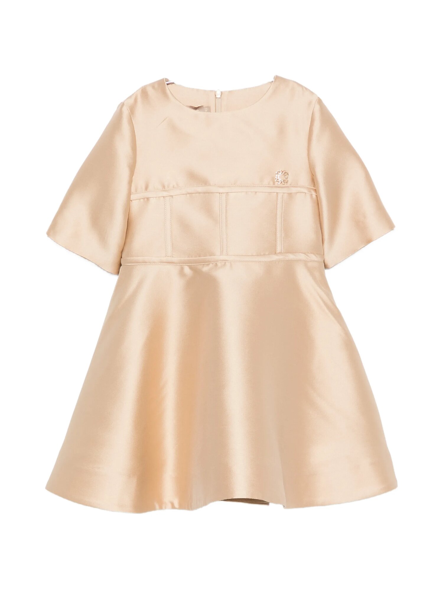 Платье Logo-plaque flared dress