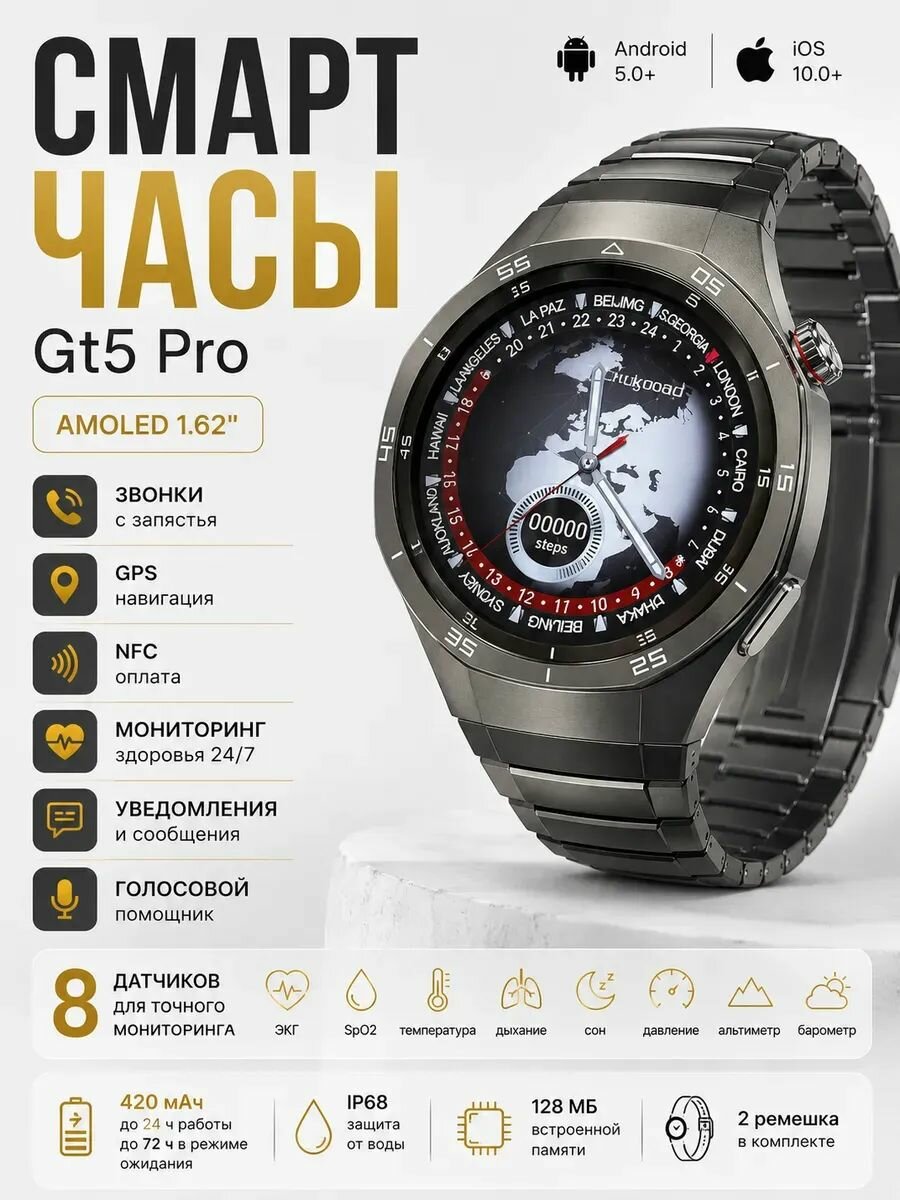 Luckyroad Смарт-часы LK GT5 PRO