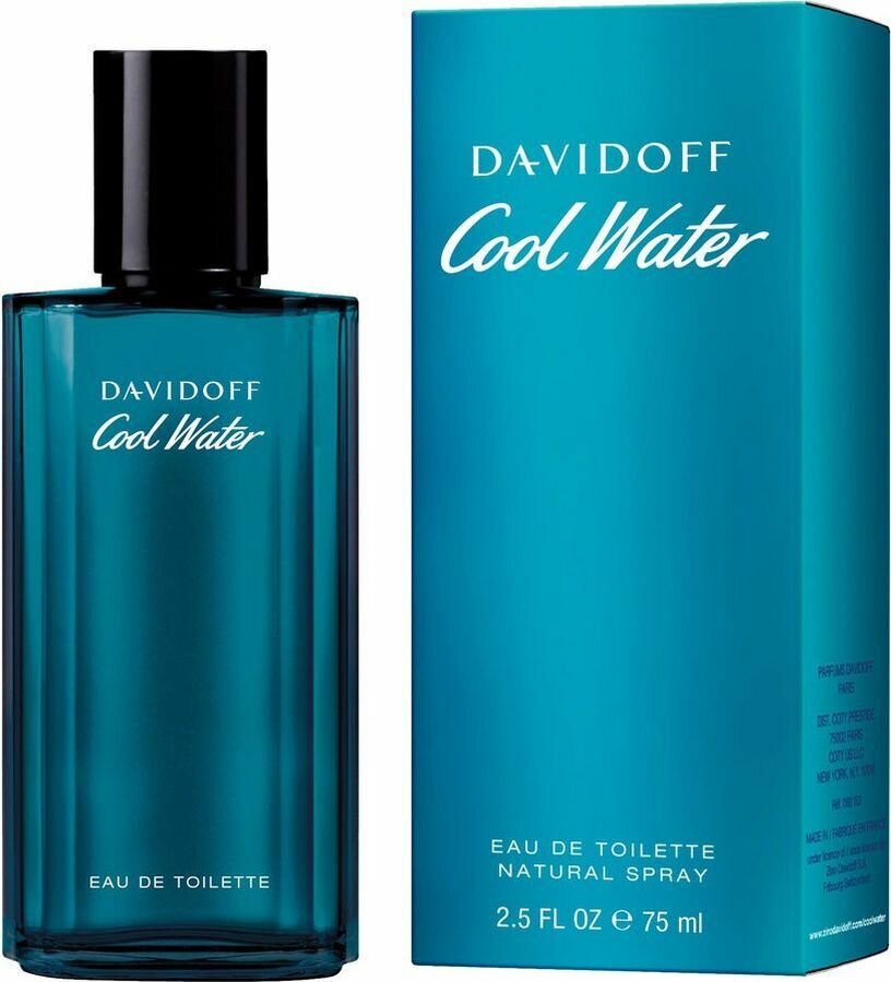 Davidoff Cool Water Мужская Туалетная вода 75 мл