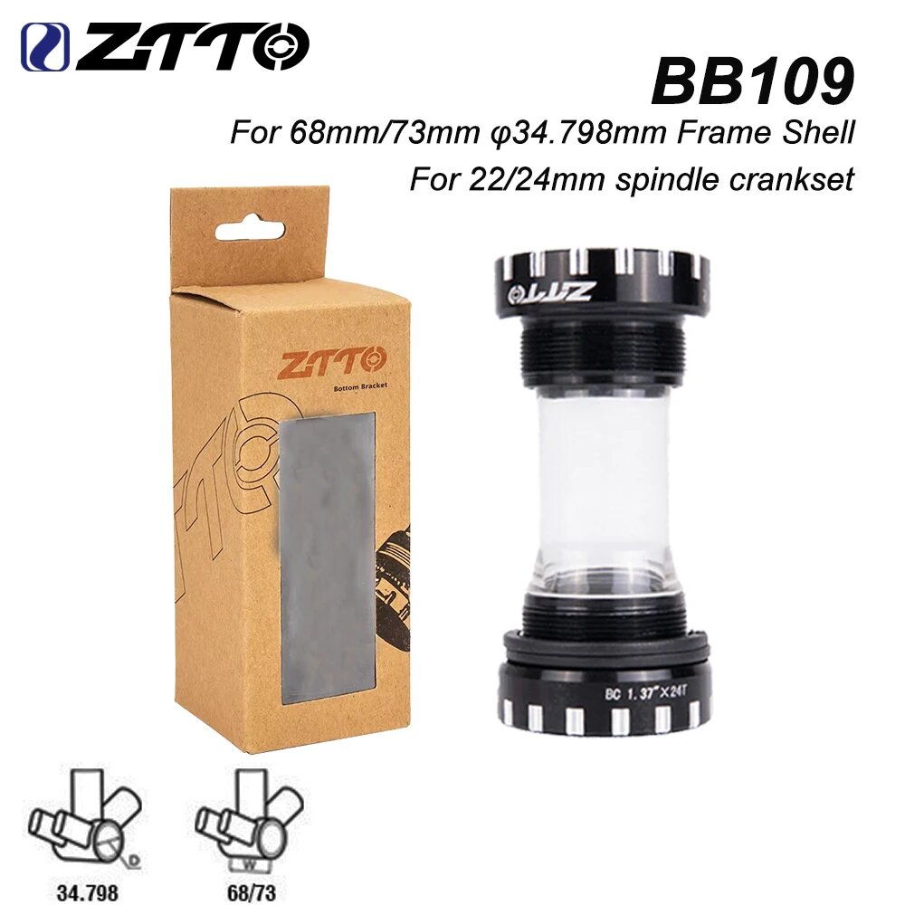 ZTTO BB109 Каретка 68/73 BSA, черная