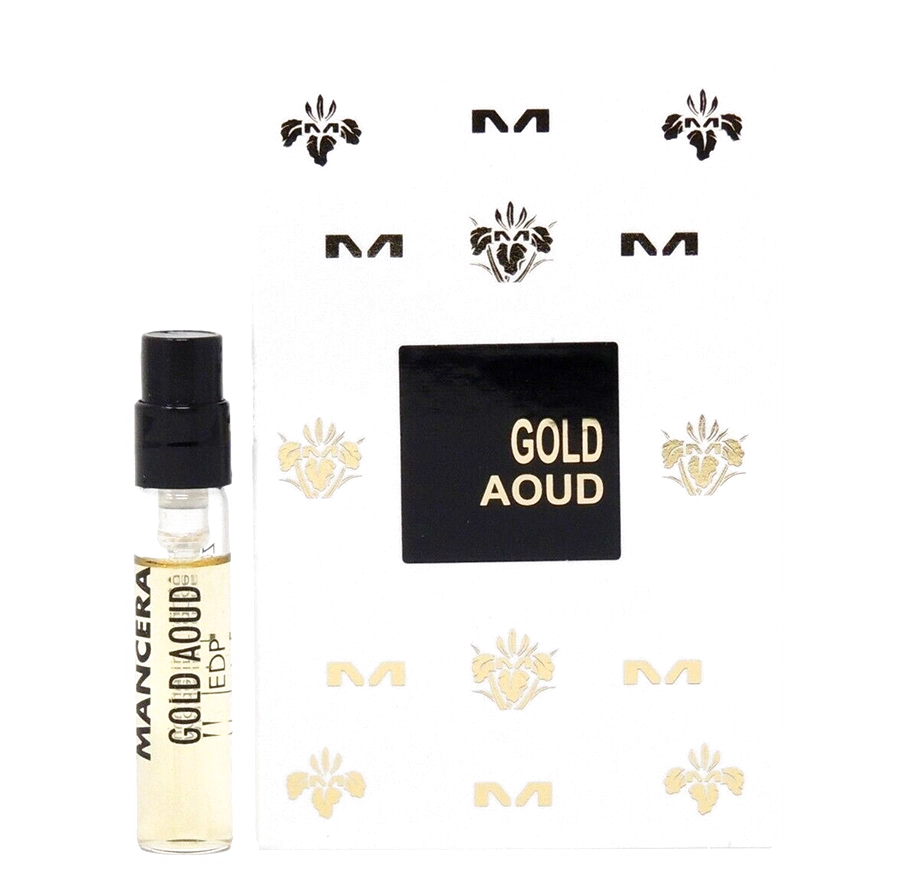 Пробник парфюмерной воды Mancera Gold Aoud 2 мл - Мансера Голд Уд для мужчин и женщин миниатюра