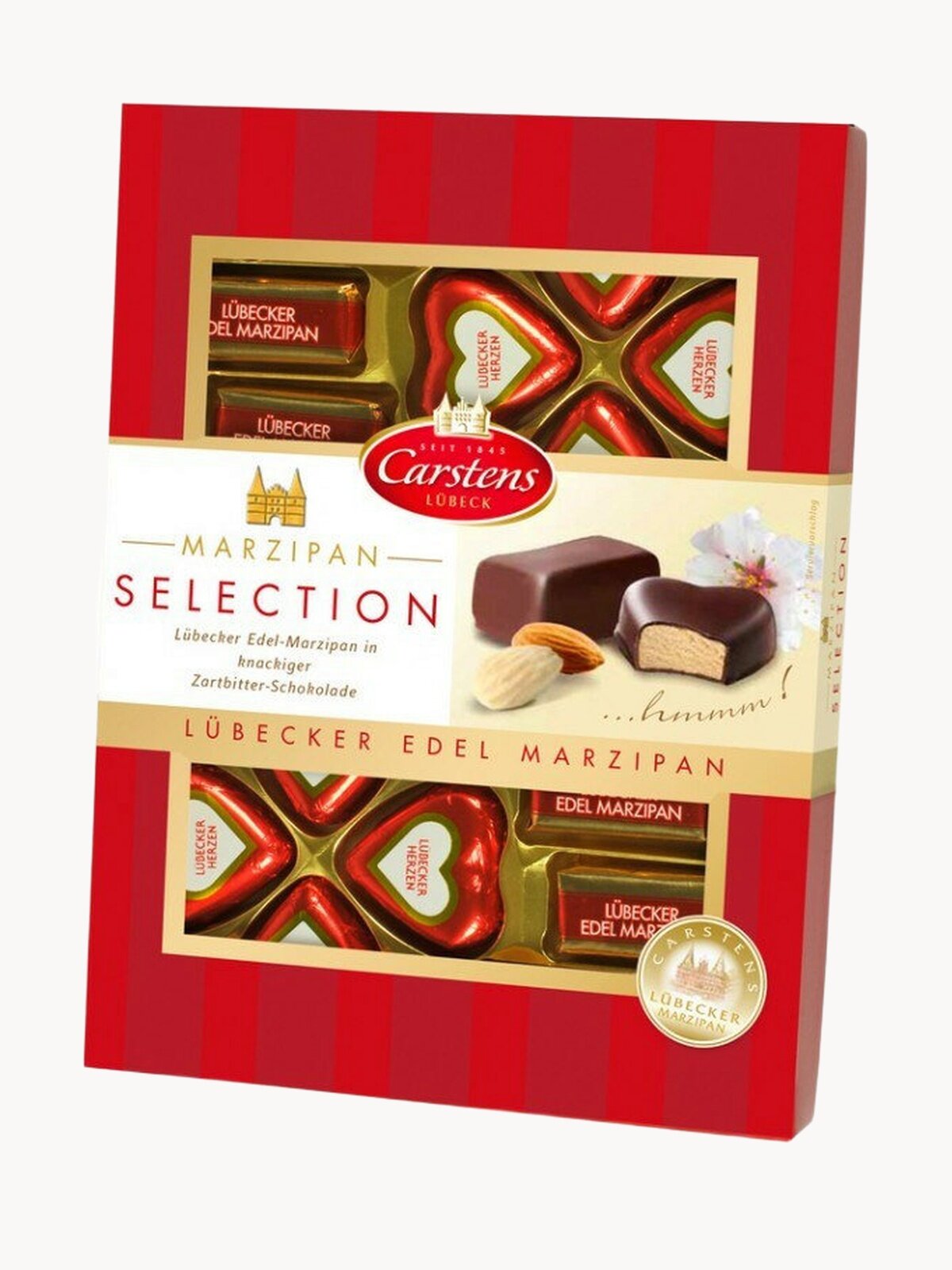 Carstens Marzipan Selection 200г любекский марципан конфеты в темном шоколаде (306516)