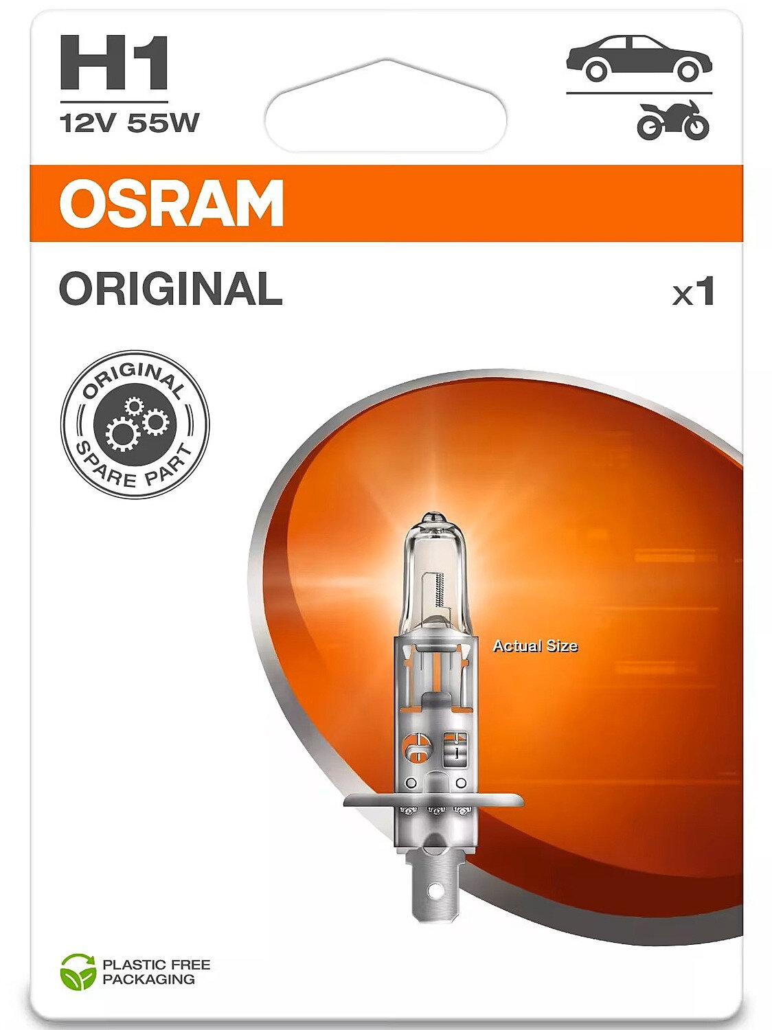 Лампа Osram Original Line H1 12V 55W P14.5s 64150-01B