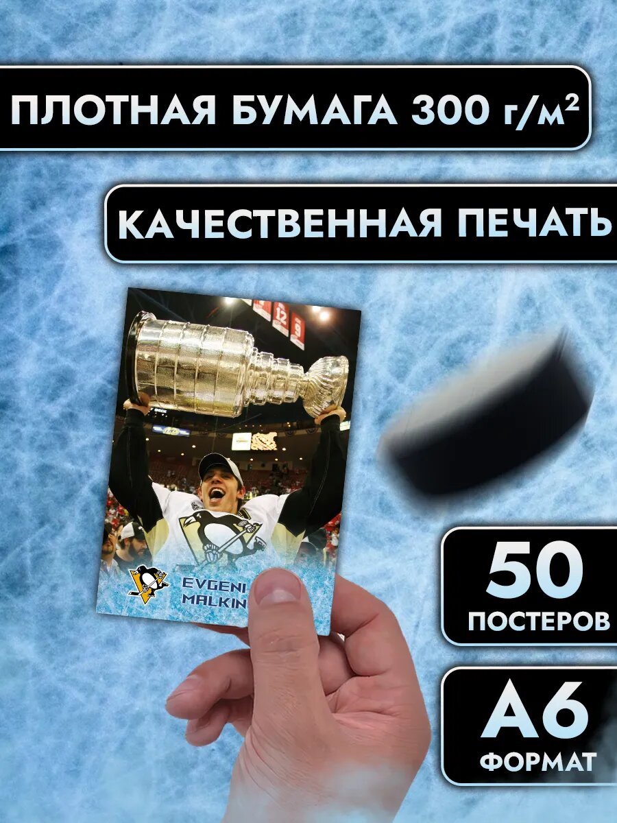 Набор мини постеров А6 НХЛ — фото 1