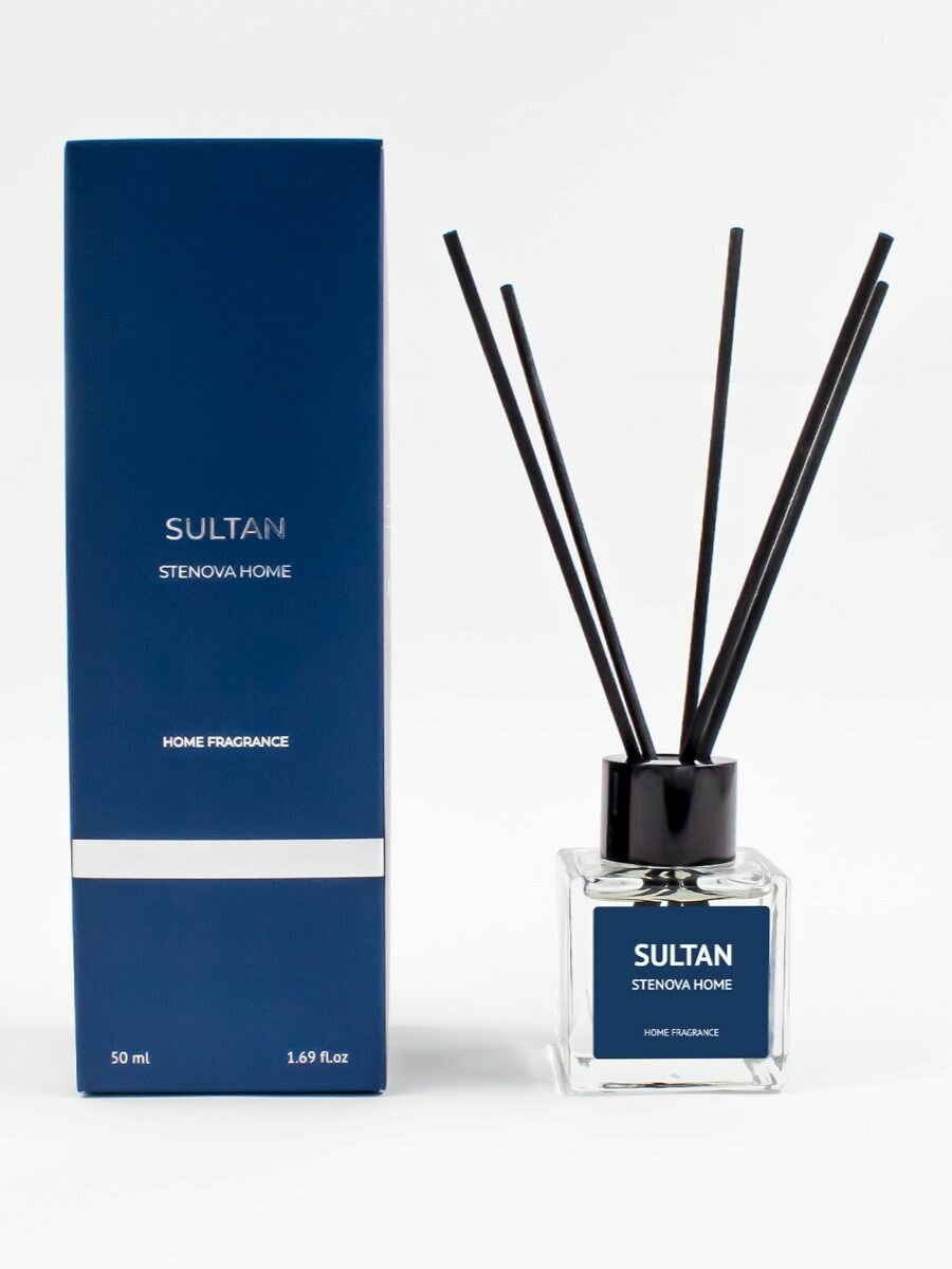 Аромадиффузор с палочками султан 50мл. STENOVA HOME