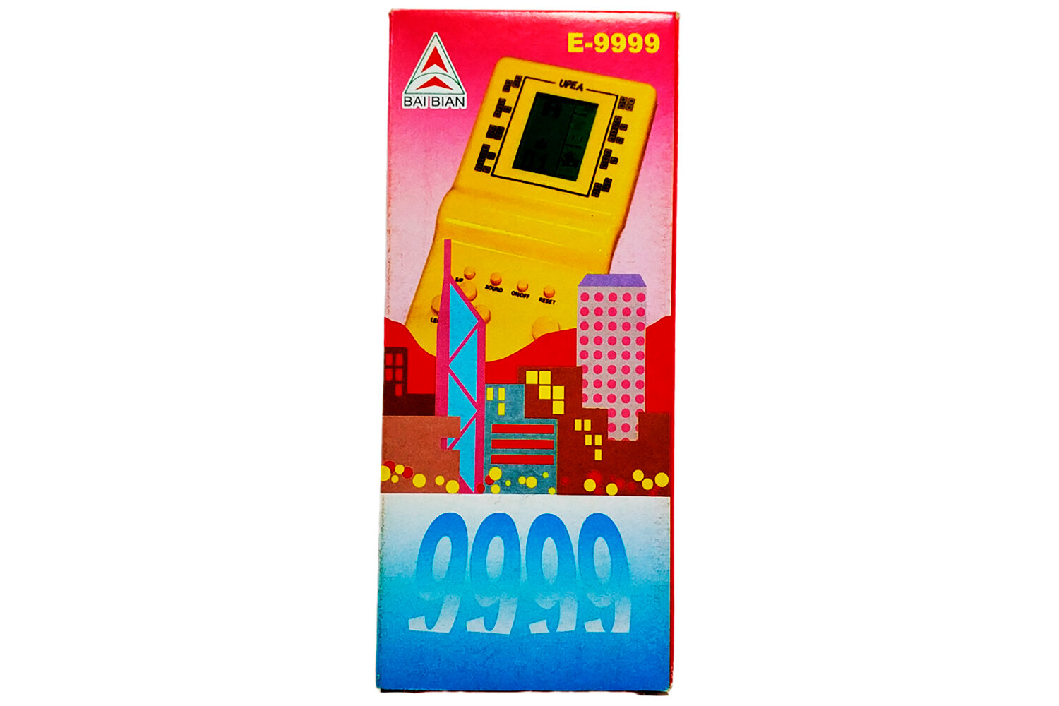 Электронная игра тетрис оригинал ORANGE, 9999 игр, батарейки 2 АА