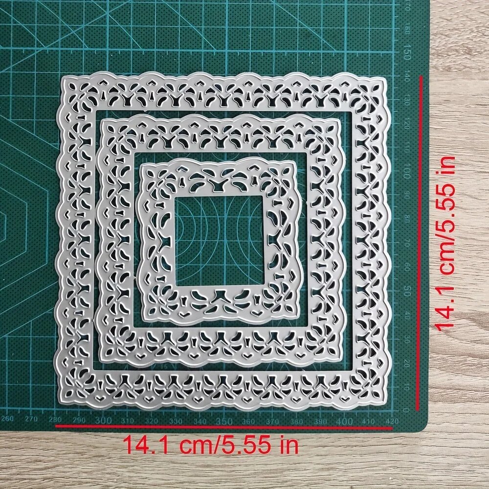 Металлические пресс-формы для скрапбукинга SQUARE