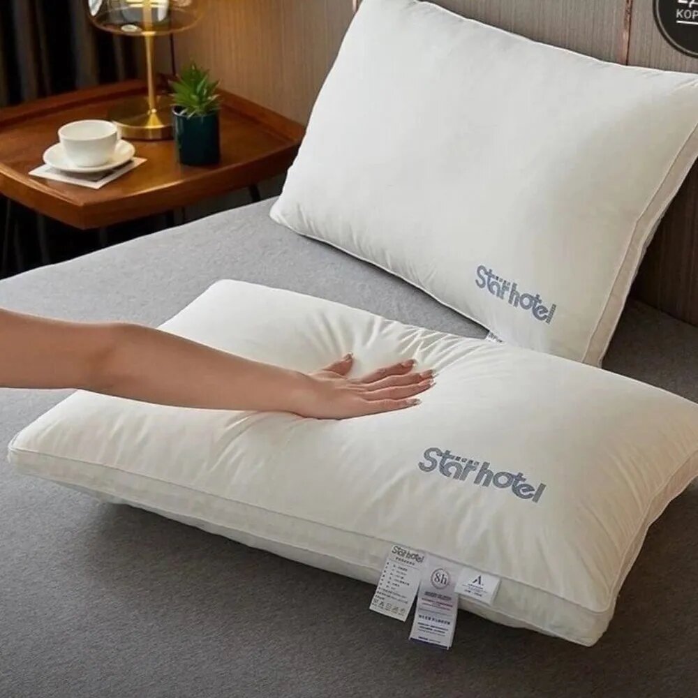 Подушка подушка 48x74, 50x70 см, Мягкая жесткость, Микрогель