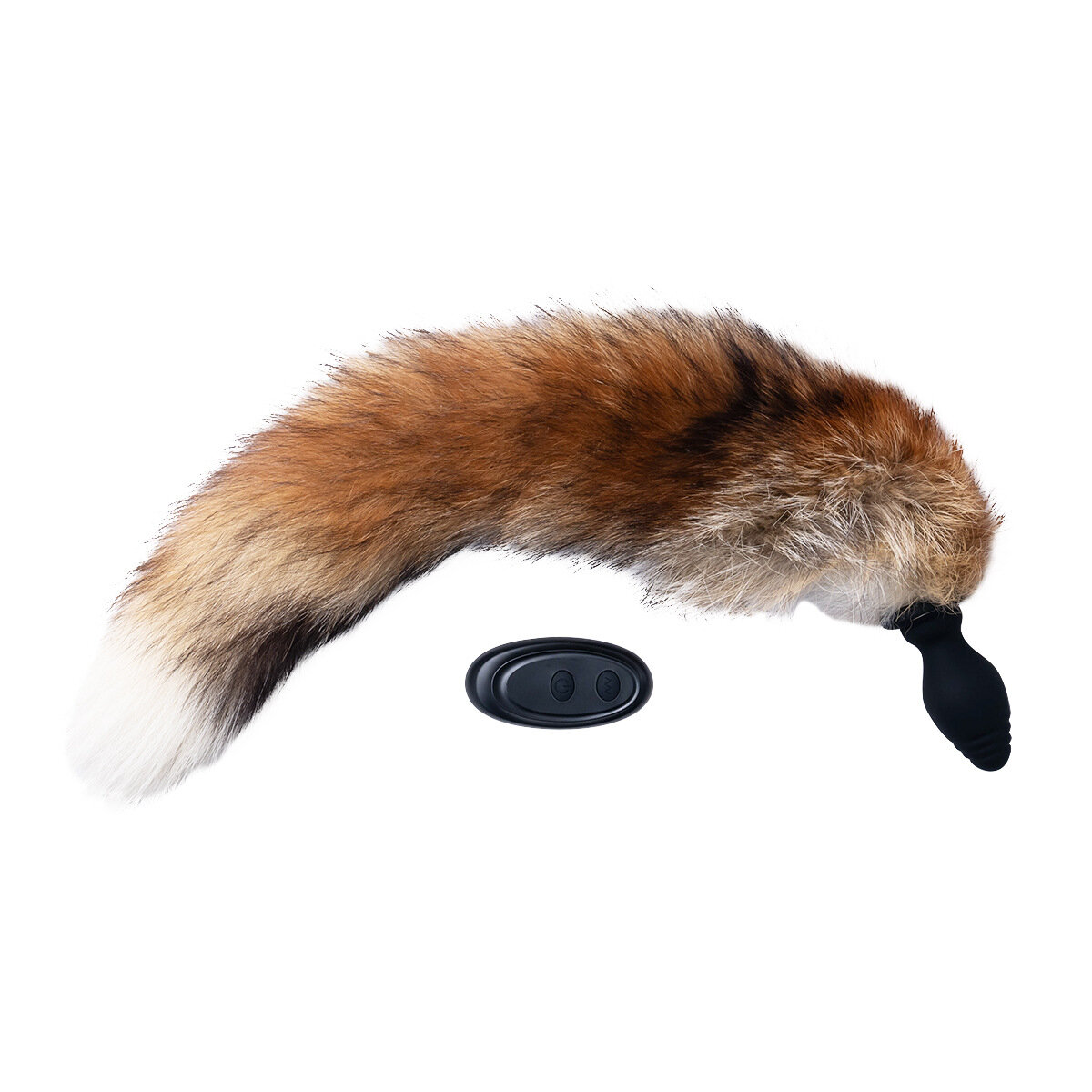 Оптовая вибрирующая анальная пробка SM с лисьим хвостом, эротическая анальная пробка для женщин, с дистанционным управлением, электрическая игрушка для пар