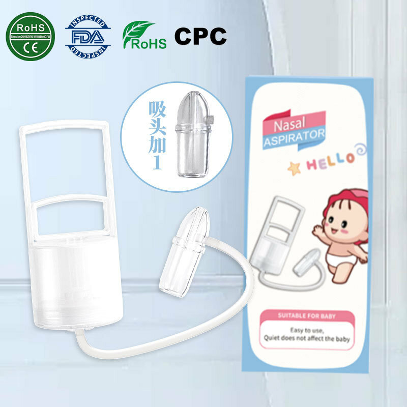 [Горячая распродажа] Ручной назальный аспиратор для детей для очистки носа, ручной назальный аспиратор для детей, устройство для облегчения заложенности носа у младенцев