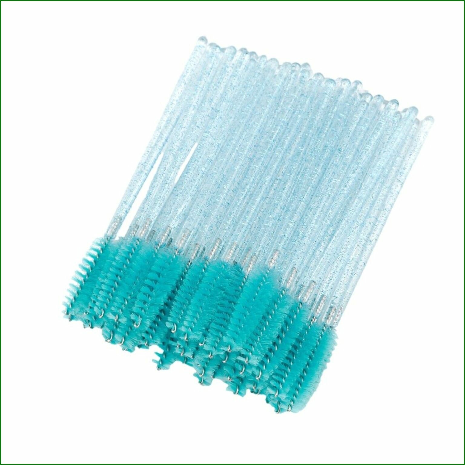 50 Штук Кисточек для ресниц С Пластиковой И Волокнистой Насадкой, Тушь Для Ресниц, Палочки-Аппликаторы Для Макияжа, Отлично Подходят Для Домашнего Использования в Салоне Красоты