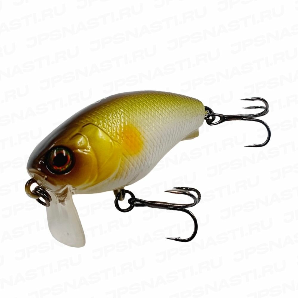 Японский воблер крэнк Jackall Cherry 0 Footer 48, 7.6 г, pearl ayu / Воблеры на голавля / Приманки для ловли хищника