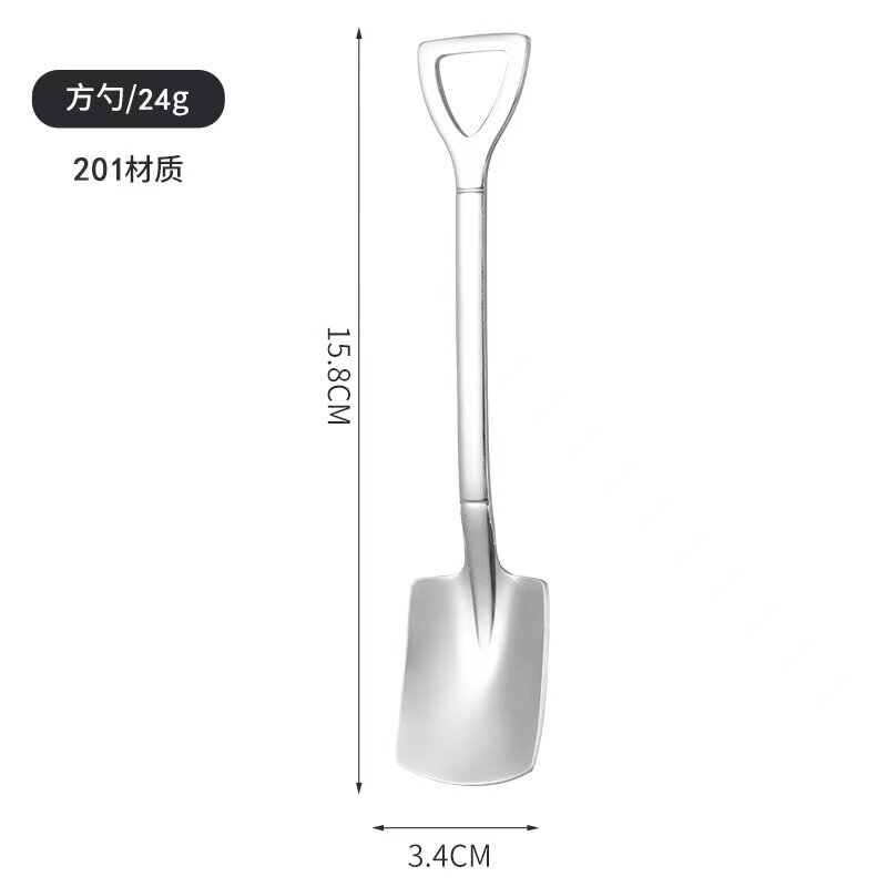 304 нержавеющая сталь лопата ложка Лопата отечественная творческая ложка для арбуза десертная ложка для мороженого