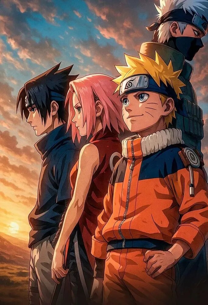 Алмазная Картина "Наруто" 40х50 См Алмазная Вышивка / Картина Стразами Подарков