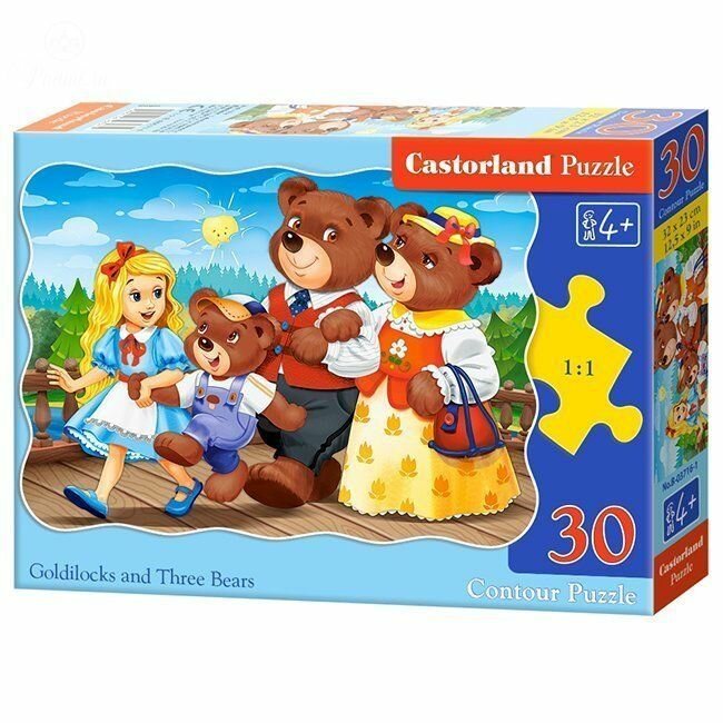 Castor Land Пазлы Маша и медведи 30 деталей MIDI (B4-03716) с 4 лет
