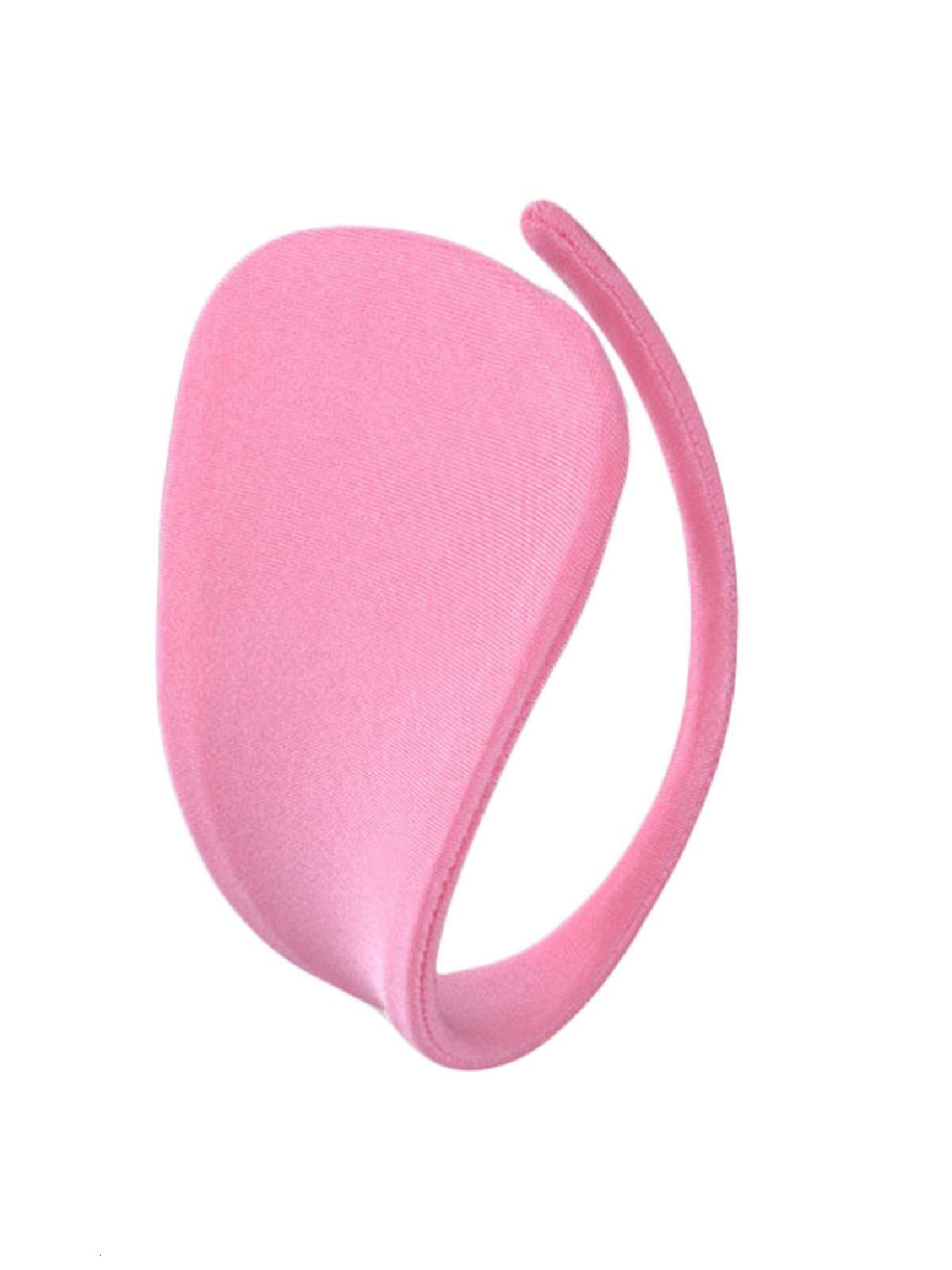 Женские сексуальные трусы-стринги без бретелек, однотонные и с леопардовым принтом, Розовый