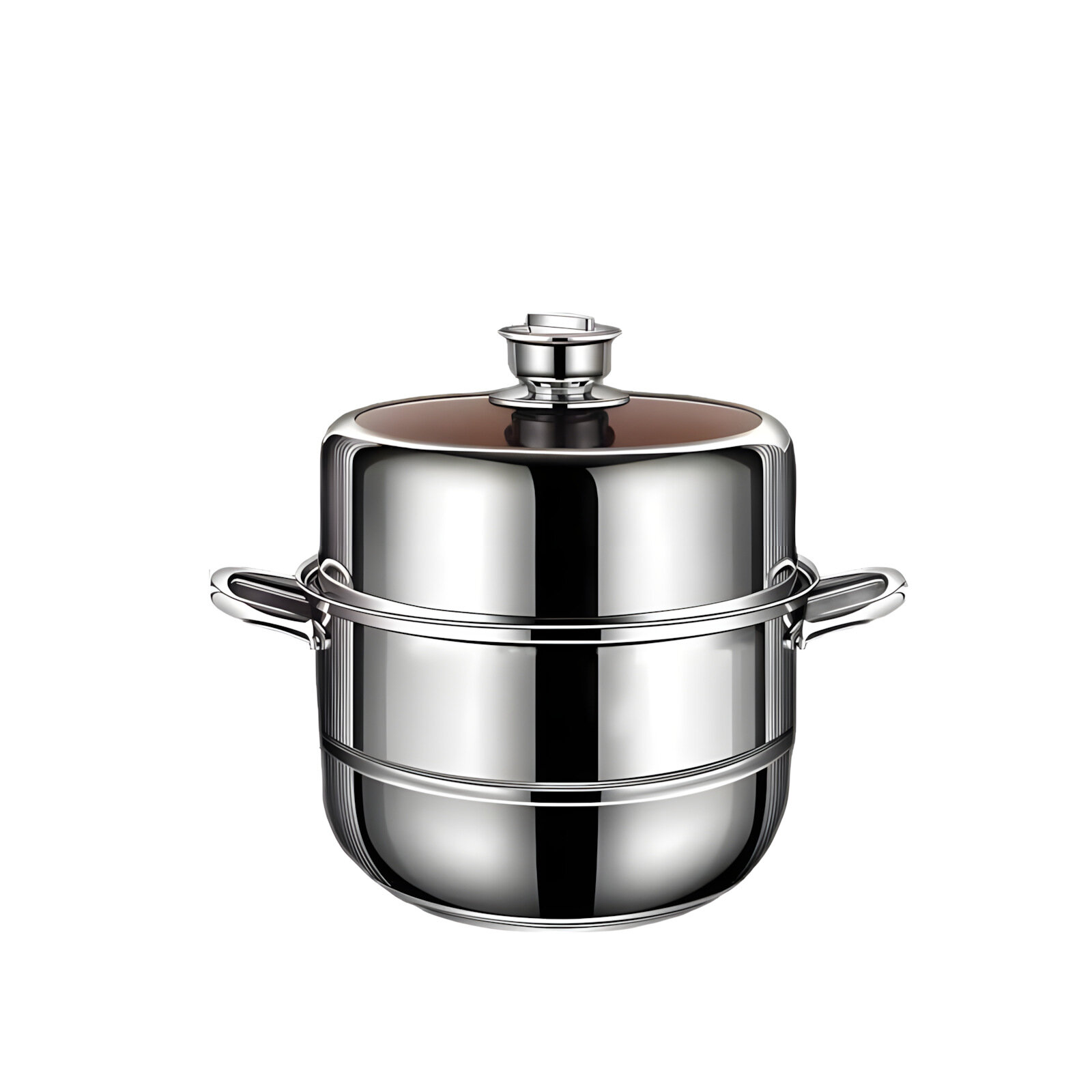 304 Нержавеющая сталь пароварка новая утолщенная трехслойная пароварка многофункциональная бытовая многослойная для индукционной плиты и газовой плиты универсальная