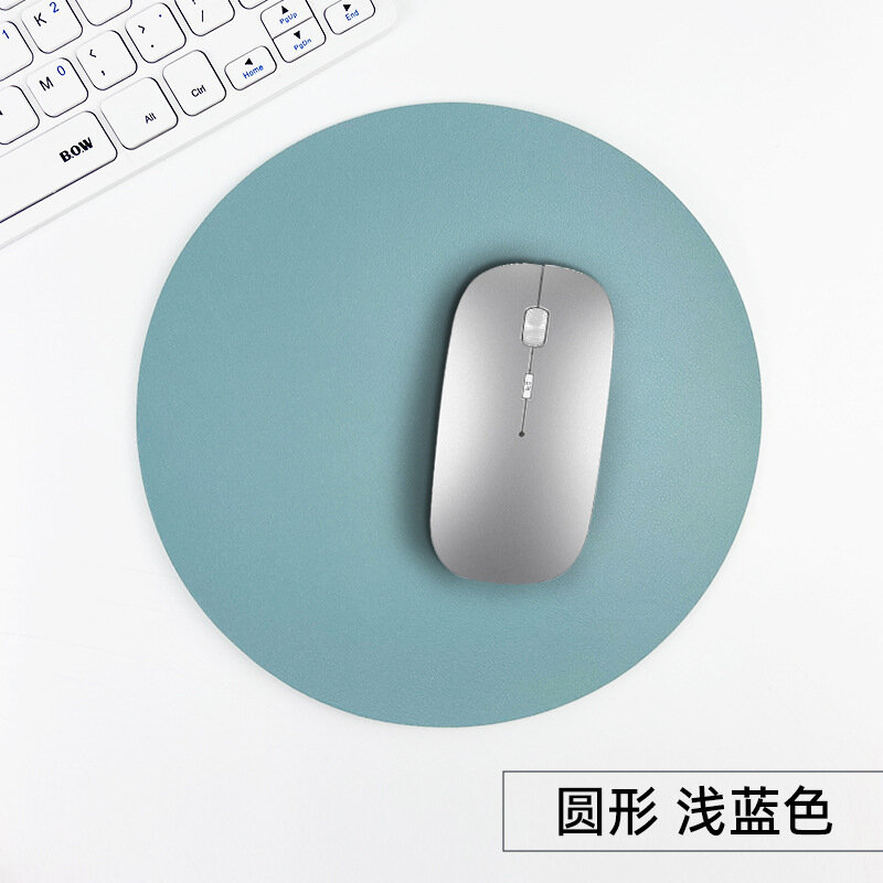 Кросс-бордерный PU кожаный утолщенный подкладной материал для этикеток, устойчивый к грязи, многоцветный, квадратный и круглый кожаный подкладной материал для этикеток с возможностью нанесения логотипа