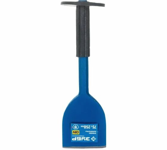 ЗУБР Профессионал Зубило-конопатка с протектором 75x250 мм 2123-75