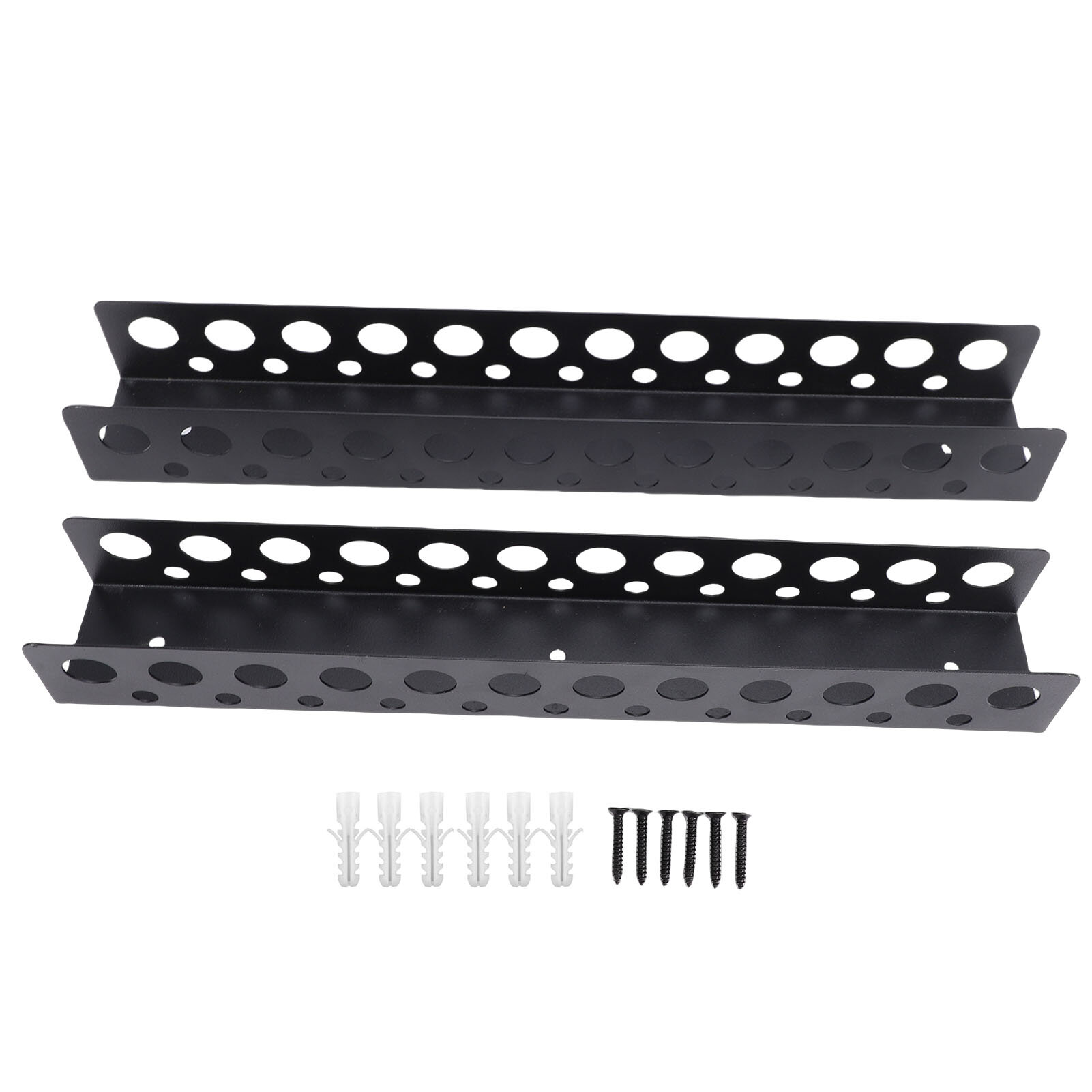 2 шт. настенный органайзер для отверток и плоскогубцев, стальной, 23 отверстия, стамески, ручные инструменты для гаража, мастерской и дома
