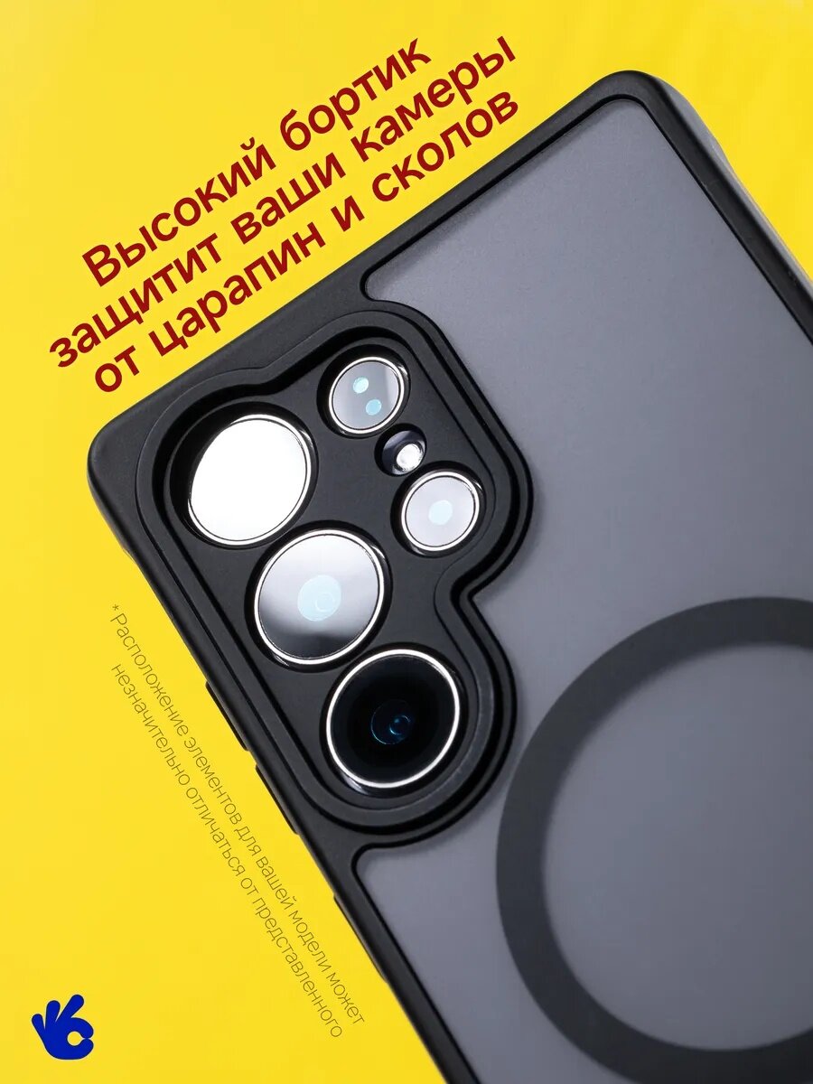 Чехол О'кейси "MagSafe", для iPhone 17 Pro Max, матовый, оранжевый