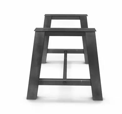 Металлическое дизайнерское подстолье / стиль Loft/ индивидуальное изготовление / порошковая окраска / Модель 12