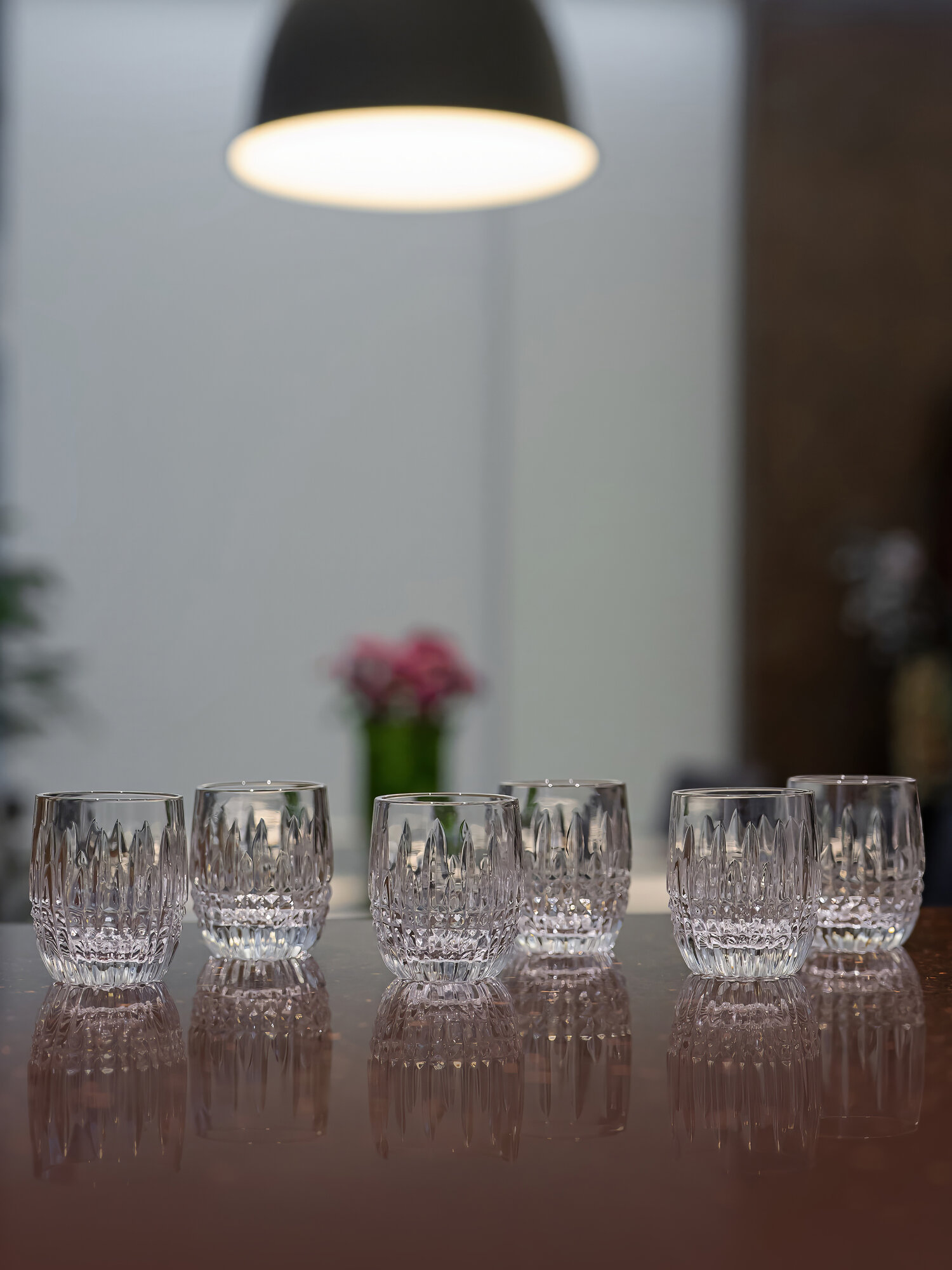 Хрустальные стопки для водки / вина / коньяка, объем 35 мл, набор 6 шт, Неман 1000/206, 5108/35гр