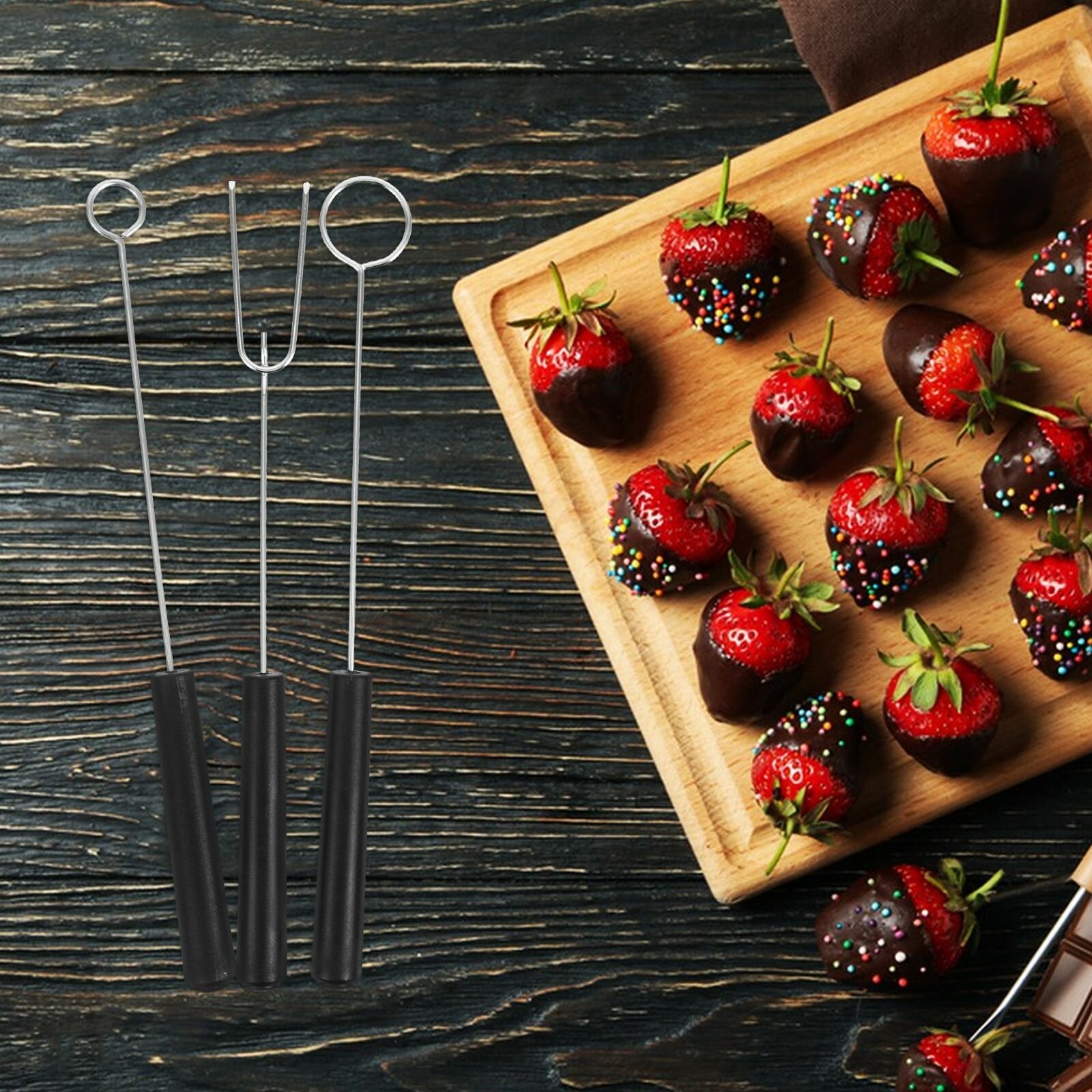 6 Штук Вилок, Нержавеющая Сталь, Для Кулинарных Целей