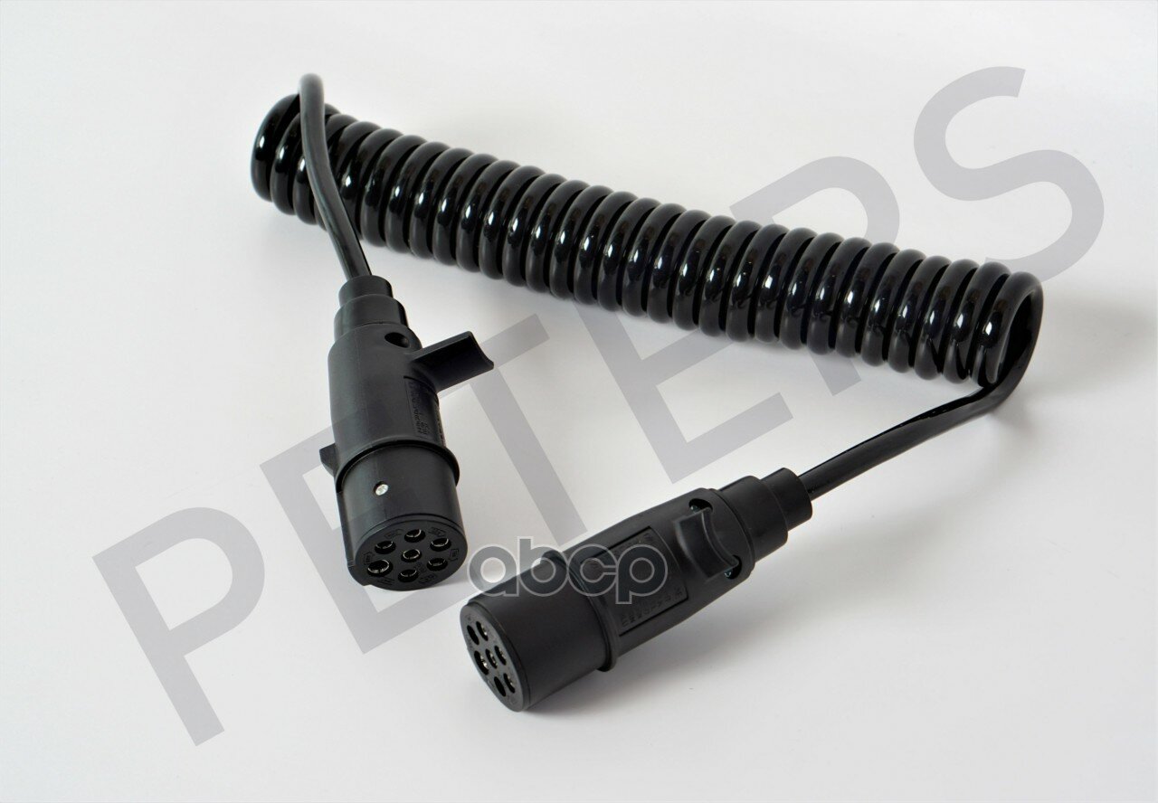 Кабель спиральный! 7/7 полюсов, L3500. пласт, c 2 штекерами, Typ N Euro/Euro ISO1185 PETERS арт. 07693921A