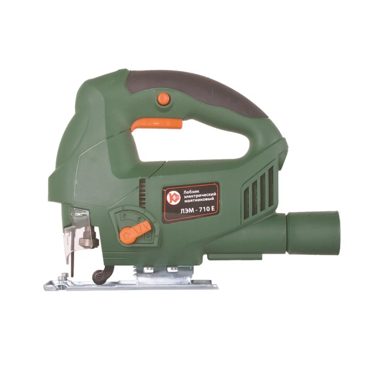 Лобзик сетевой Калибр ЛЭМ-710Е зеленый, мощность 710Вт, частота 3000 ход/мин, электрический