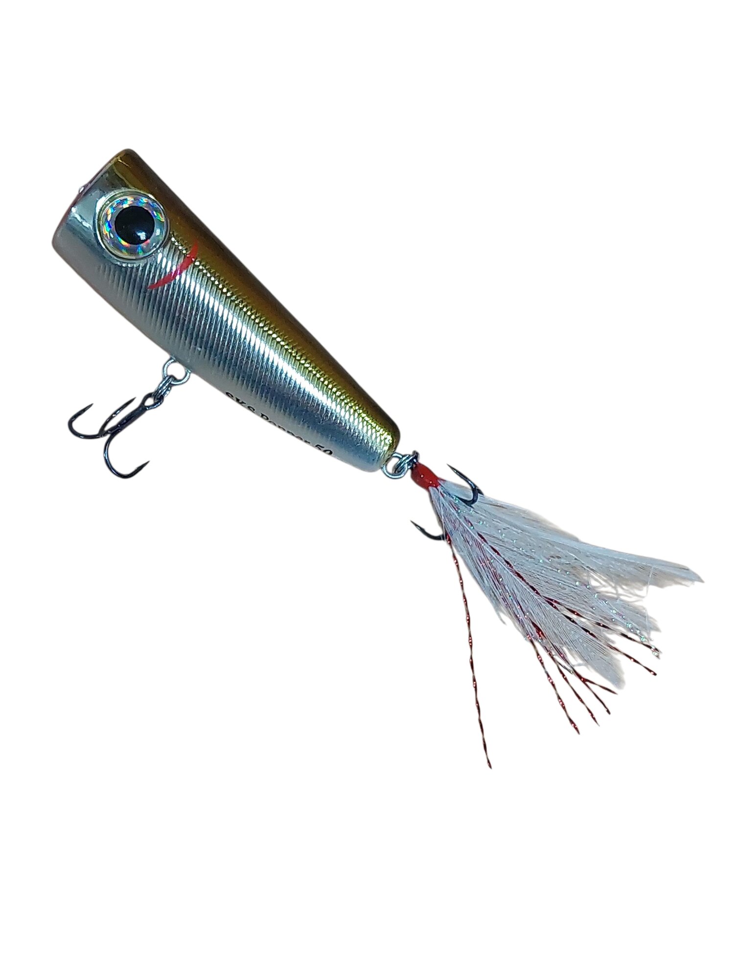 Воблер Kosadaka SKS popper 50 поверхн. 50мм, 4.35г, цв. CNT SksP50-CNT SksP50-CNT