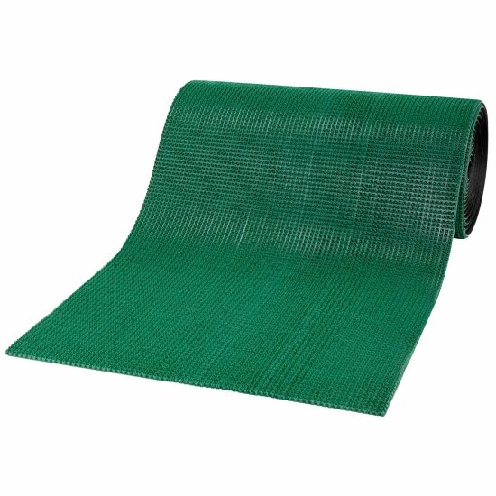 Коврик Laima дорожка 0,9х10 м, "травка" зеленый пластиковый грязезащитный, щетина 10 мм, EXPERT, 701071