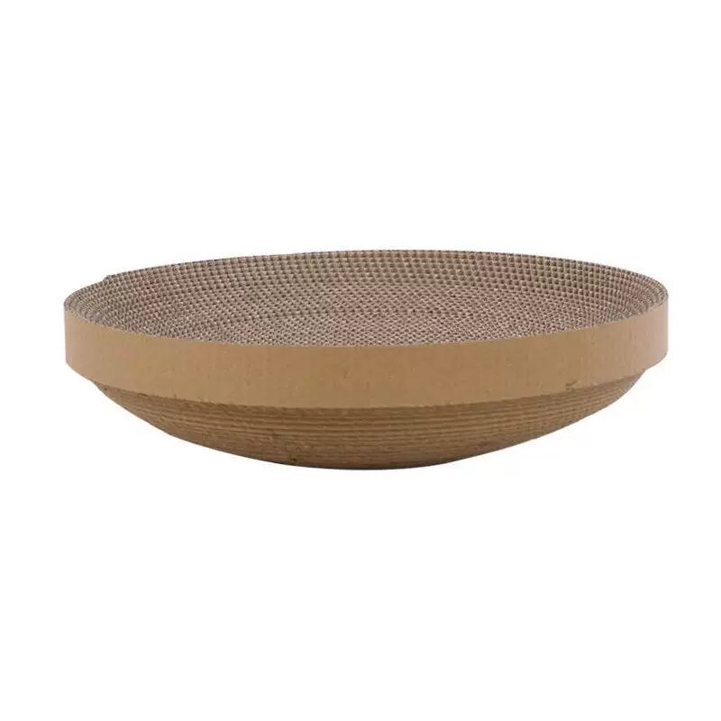 Доска для когтей кошек, лежанка для кошек в форме чаши из гофрированного картона, доска для когтей, игрушка для кошек