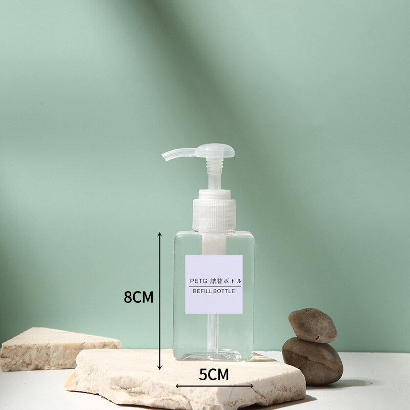 Флаконы для путешествий для дезинфицирующего средства для рук, геля для душа, шампуня, портативные креативные маленькие пустые бутылочки, бутылки с дозатором большой емкости, диспенсеры для лосьонов.