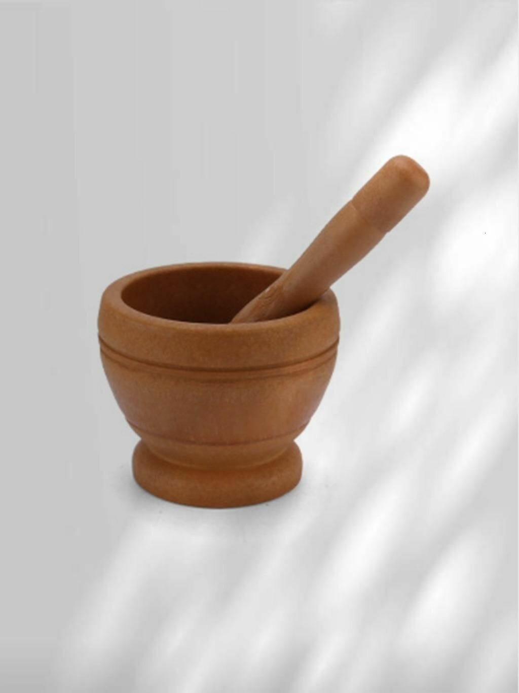 Ступка и пестик из пластика, - Цвет древесины