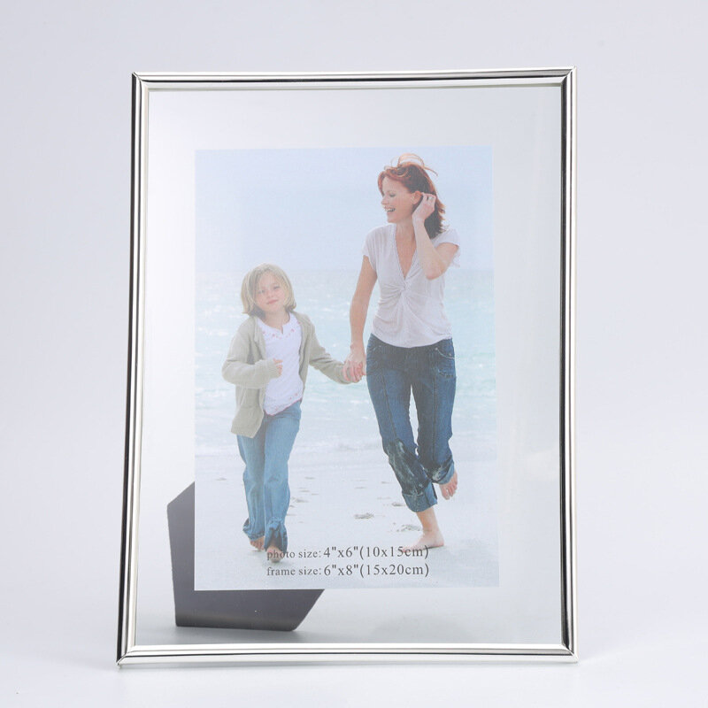 Стеклянная подставка для пары 7inch металлическая фоторамка для декора DIY акриловая рамка в стиле знаменитостей металлическая рамка для фотографий