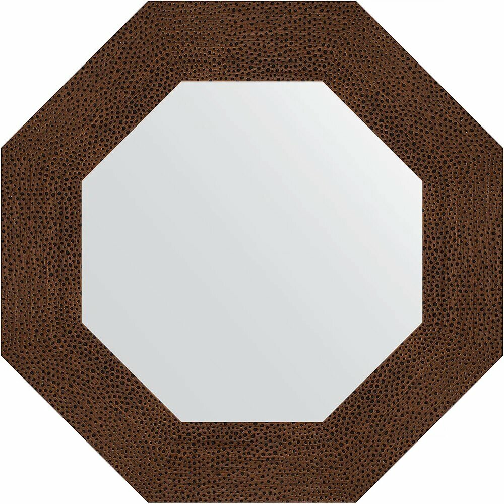 Зеркало EVOFORM в багетной раме - бронзовая лава 90 mm (56,6x56,6 cm) 3805