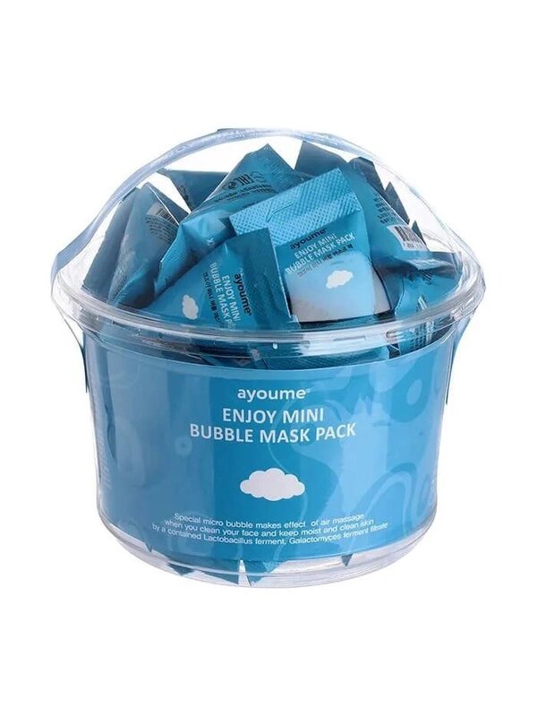Ayoume Маска для лица пузырьковая с галактомисисом Enjoy Mini Bubble Mask Pack, 200 шт