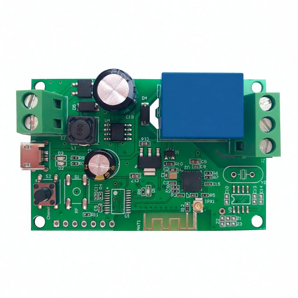 Беспроводной Выключатель EWeLink: Управление Приборами Дистанционно Для Умного Дома - Универсальный Модуль 5-32В с Таймером Для Освещения, Гаражных Ворот и Контроля Доступа