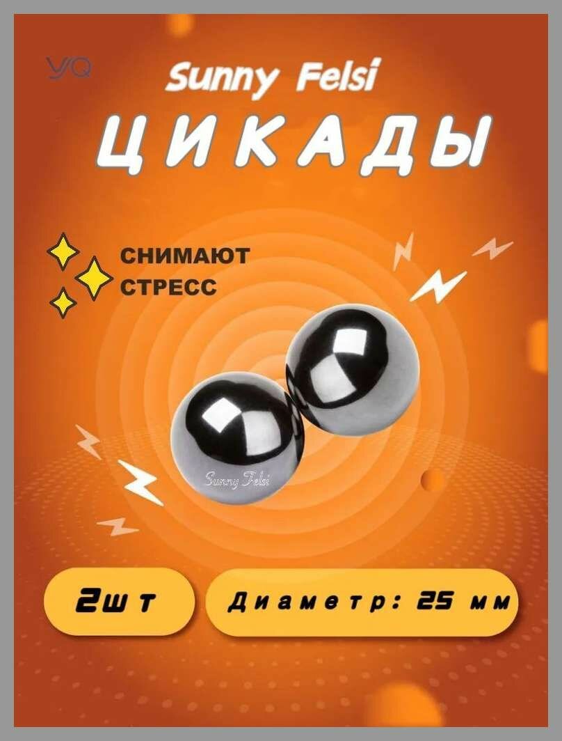 Магниты поющие цикады солнечные фельзи, 25 мм