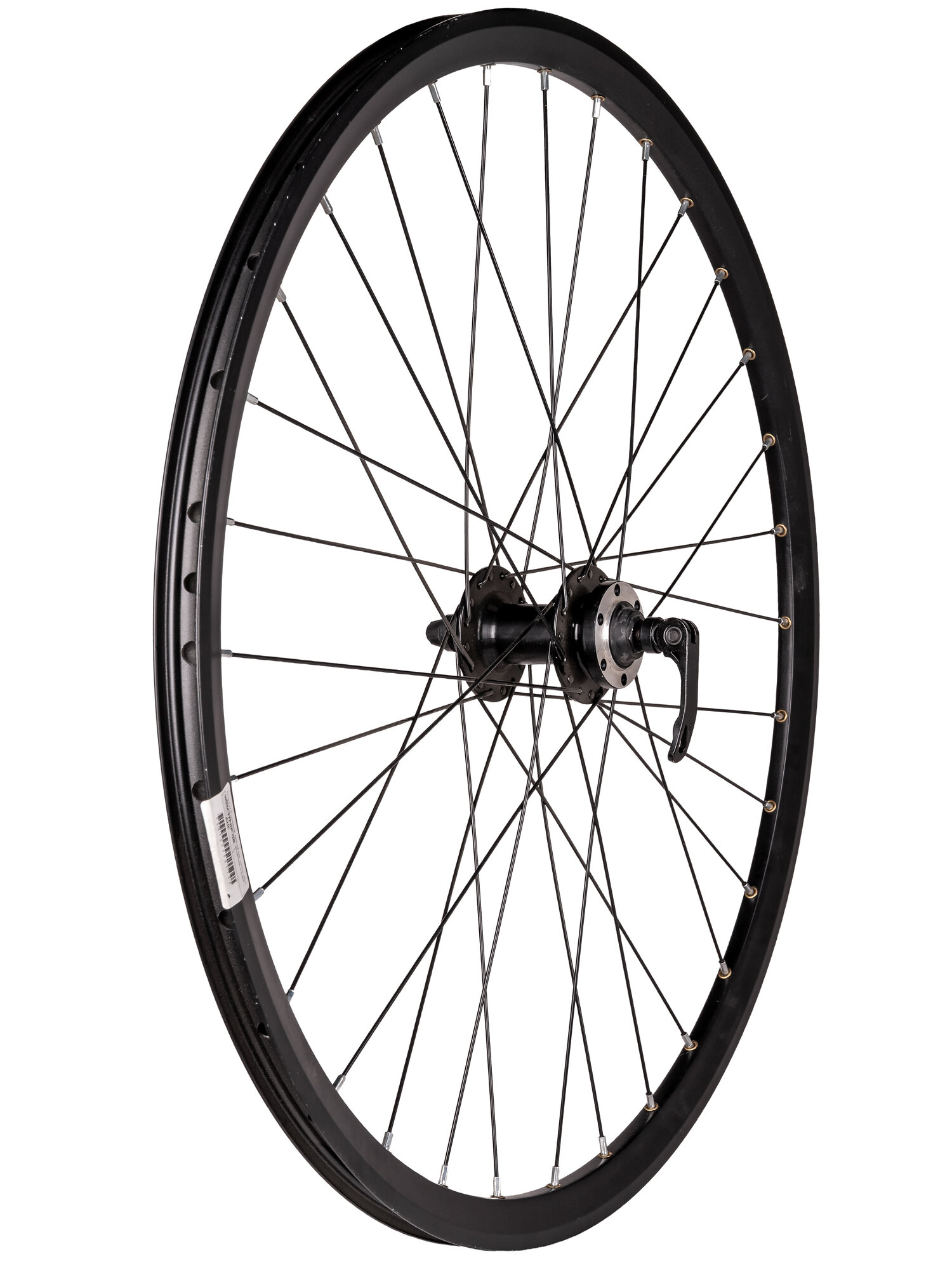 Колесо велосипедное 27,5" переднее в сборе VelRosso двойной алюминиевый обод, промподшипники, эксцентрик disk