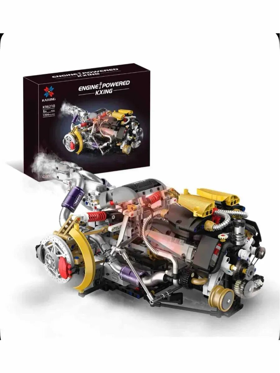 Technic конструктор Техник Двигатель гиперкара Pagani V8