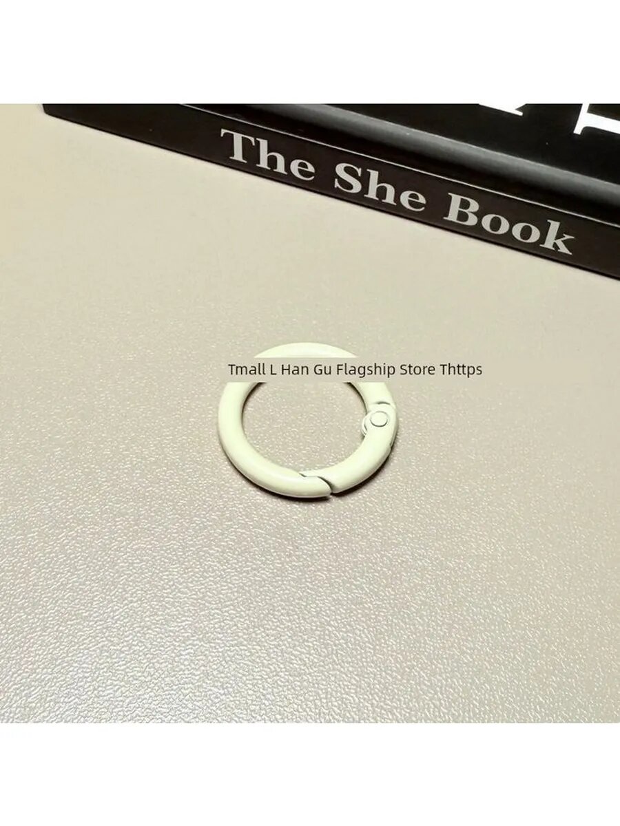 Цветное кольцо для ключей (теплый белый — 1 штука)