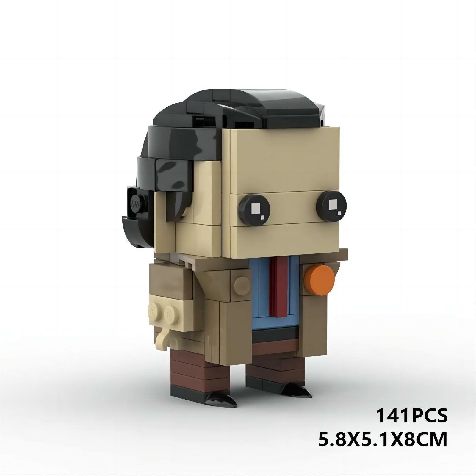 Набор строительных блоков MOC, набор подключаемых модулей, головоломка Rocky Brickhead, собранные модели украшений.
