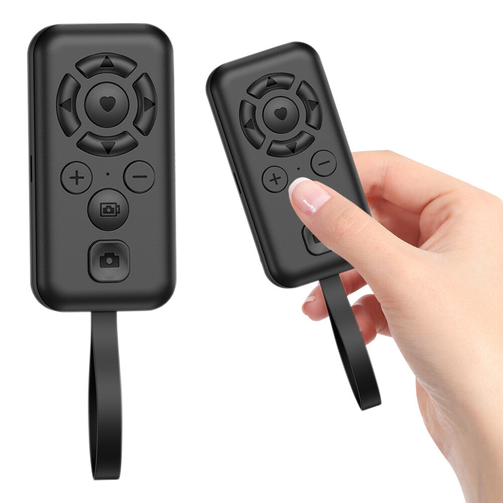 Bluetooth-пульт для телефона: 9 крупных кнопок, съемка/управление видео, встроенный аккумулятор